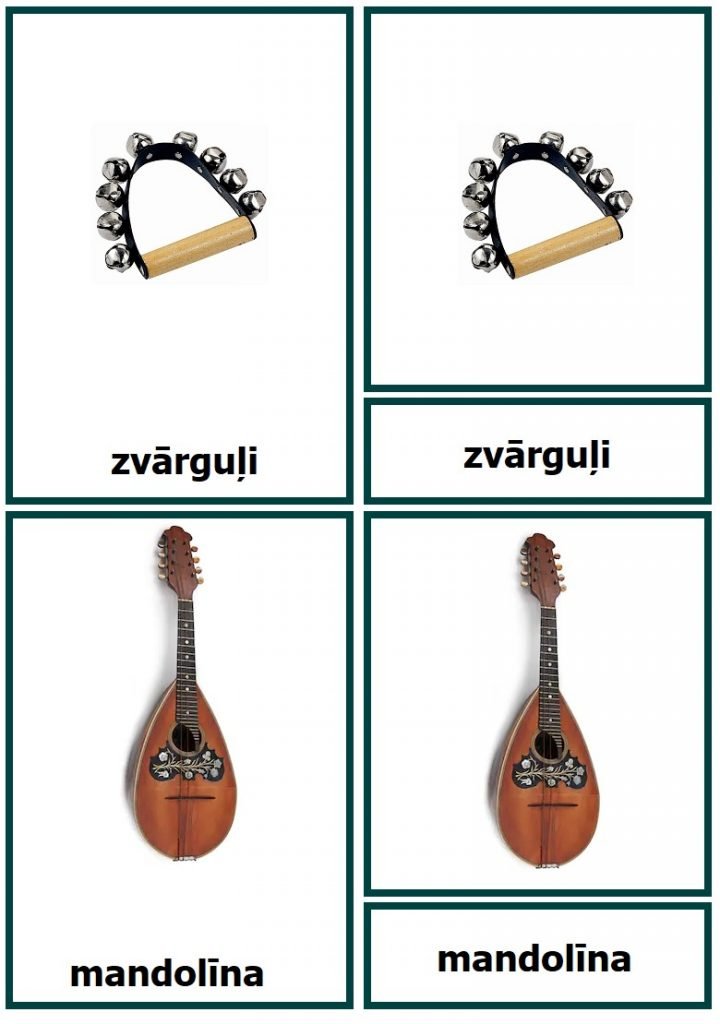 MŪZIKAS INSTRUMENTI - Mācību materiāli