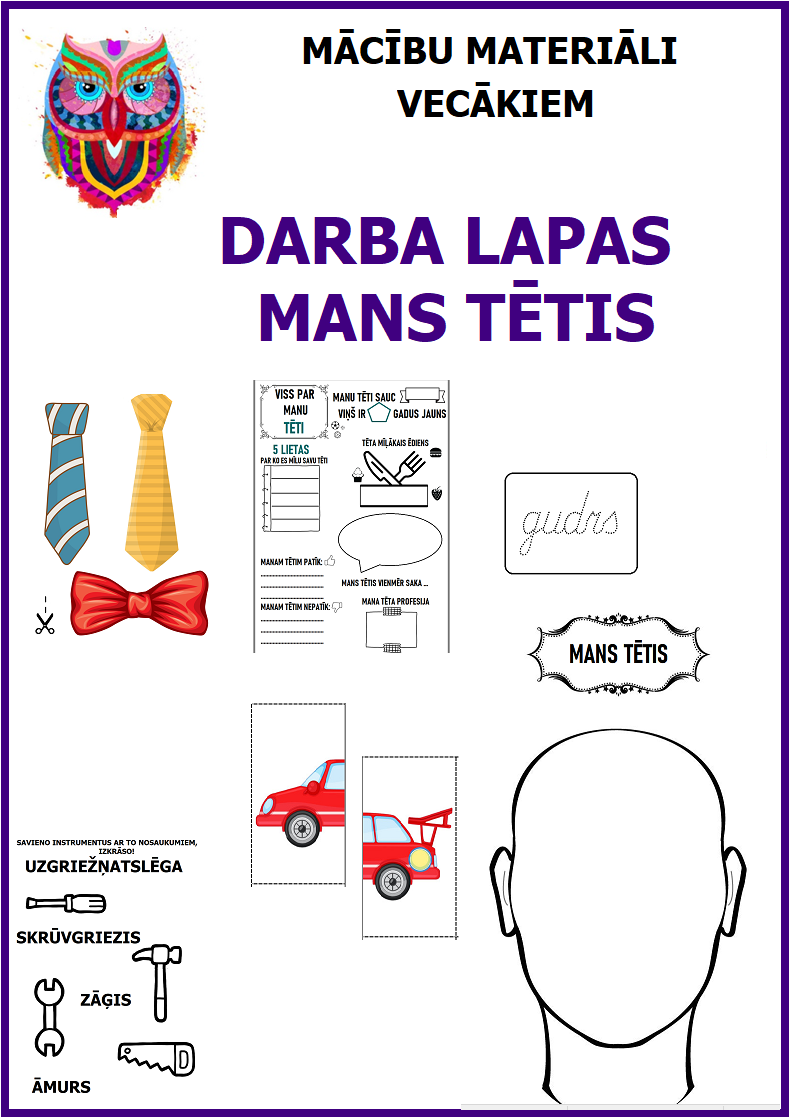 Krāsojamās lapas - Mācību materiāli