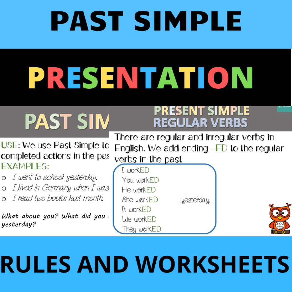 PAST SIMPLE Grammar Guide and Worksheets - Mācību materiāli