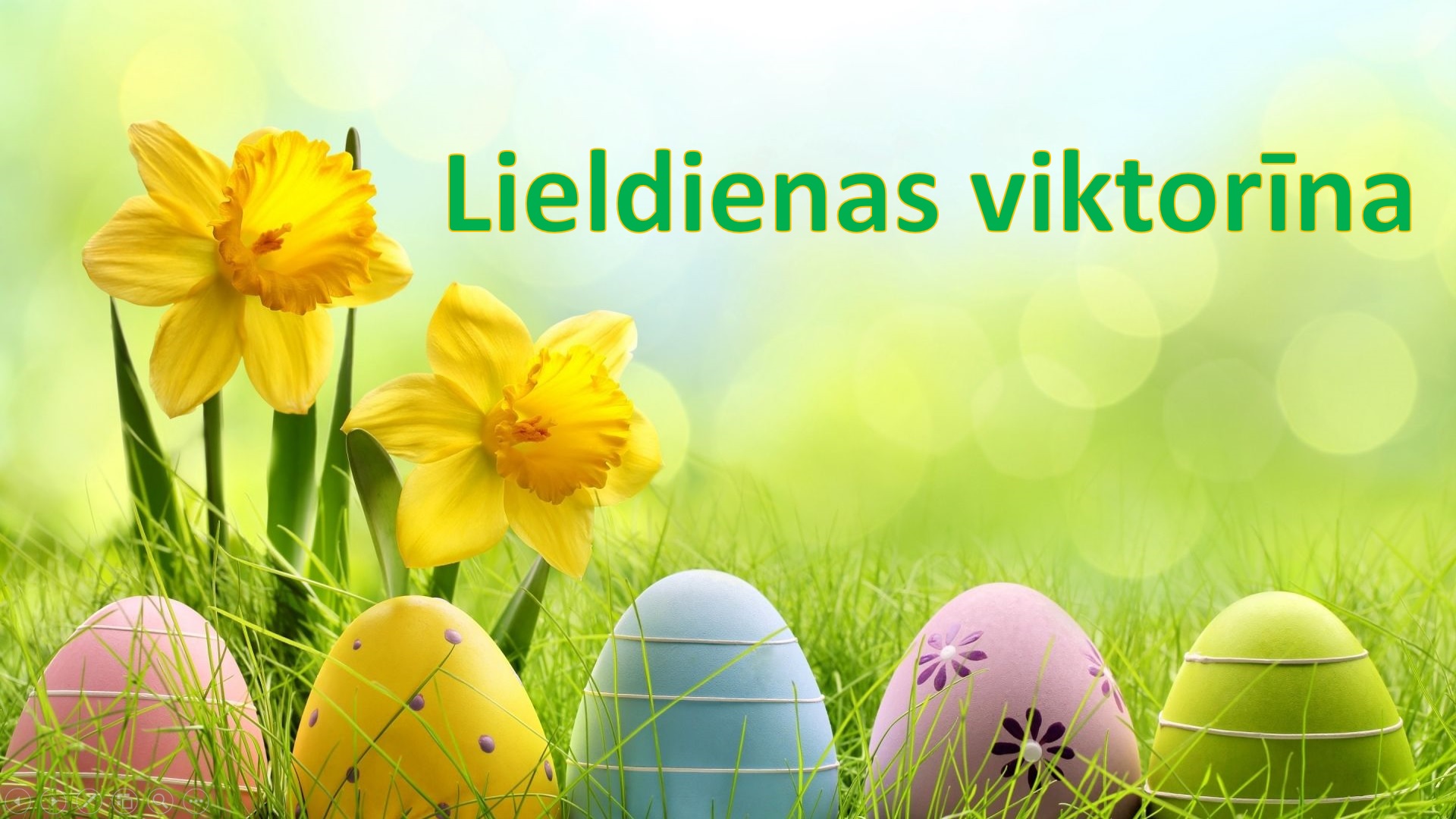 Lieldienas viktorīna - Mācību materiāli