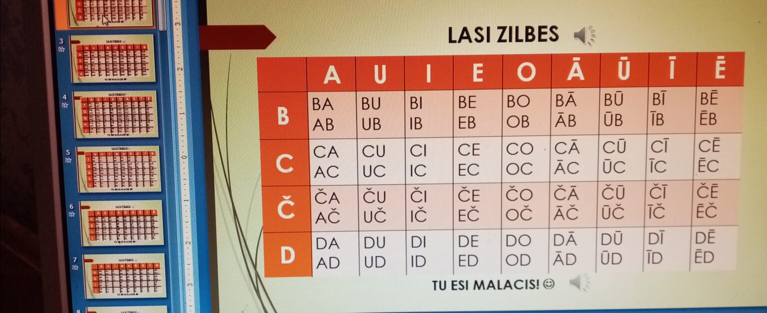 Zilbes - Mācību materiāli