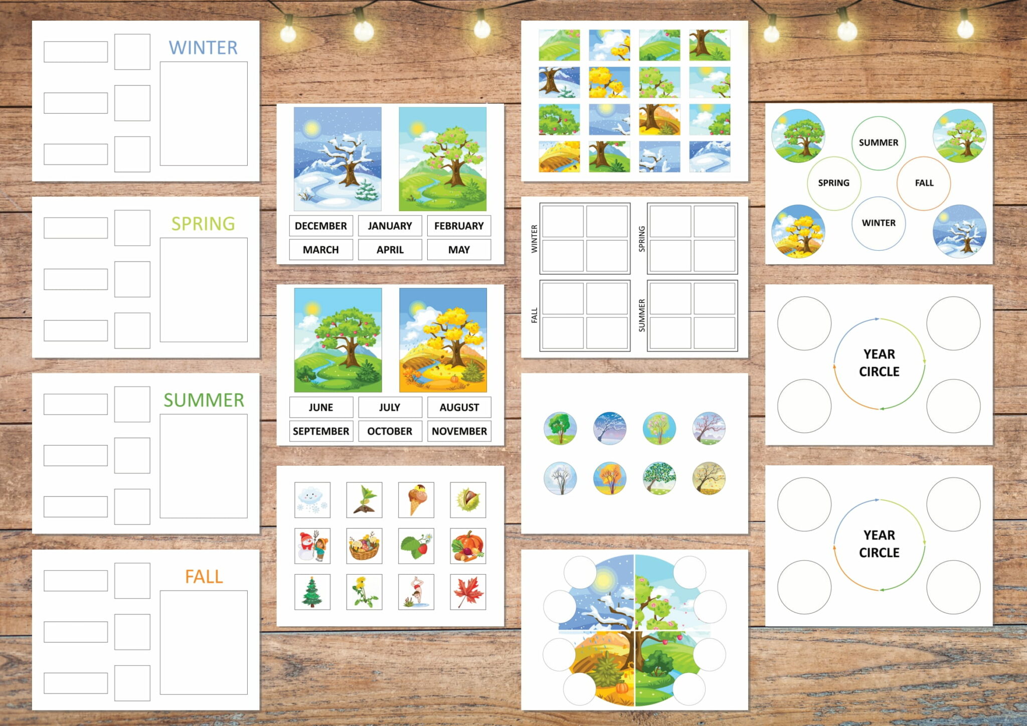 SEASONS CIRCLE - Mācību materiāli