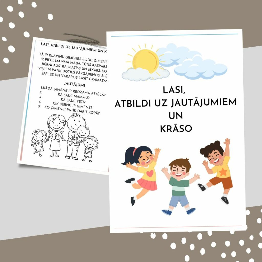 Pirmie lasīšanas uzdevumi - Mācību materiāli