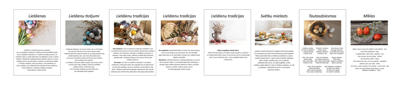 Lieldienas - Mācību materiāli