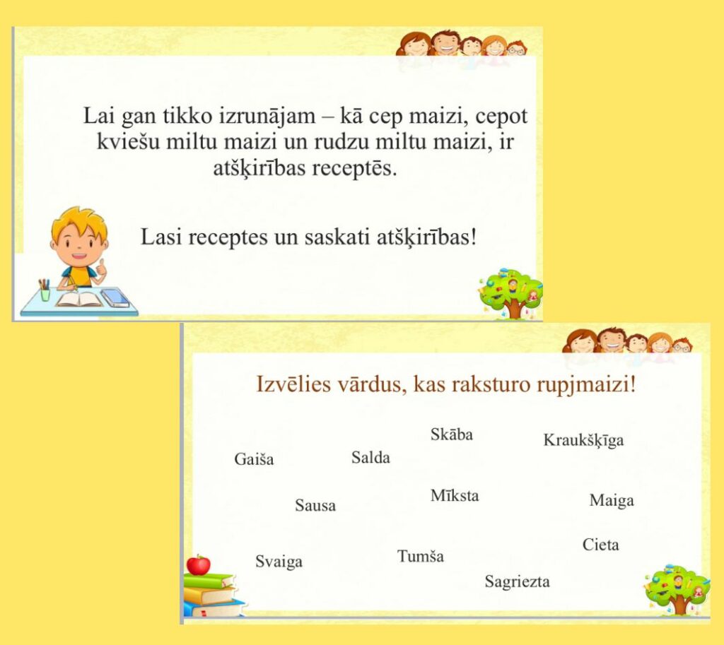 No grauda līdz maizei. Prezentācija. Kā cep maizi? - Mācību materiāli