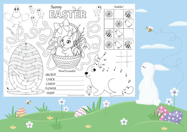 Printable Easter Activities - Mācību materiāli