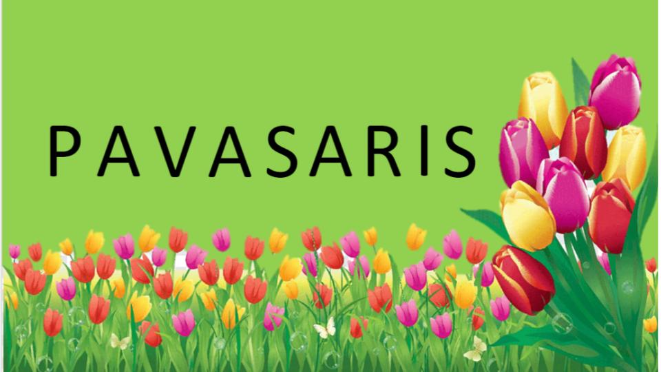 Interaktīva prezentācija ar animācijām par pavasari - Mācību materiāli