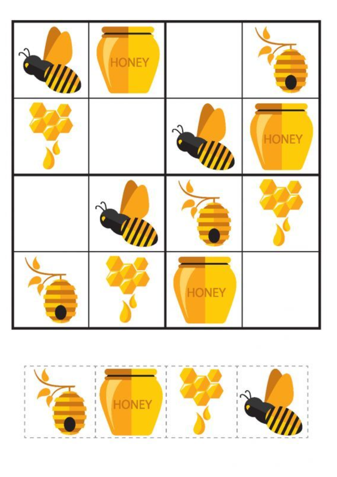 SPĒLE "SUDOKU MĪKLAS BĒRNIEM". - Mācību materiāli