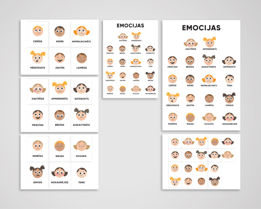 Emocijas - Mācību materiāli