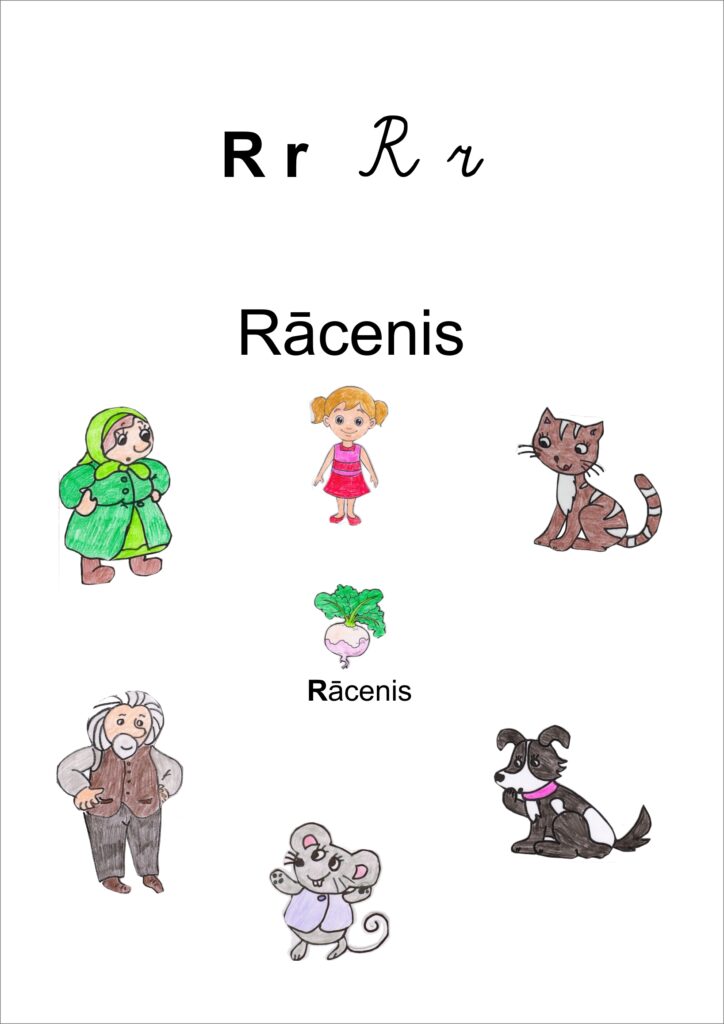 Pasaku alfabēts – R – Rācenis - Mācību materiāli
