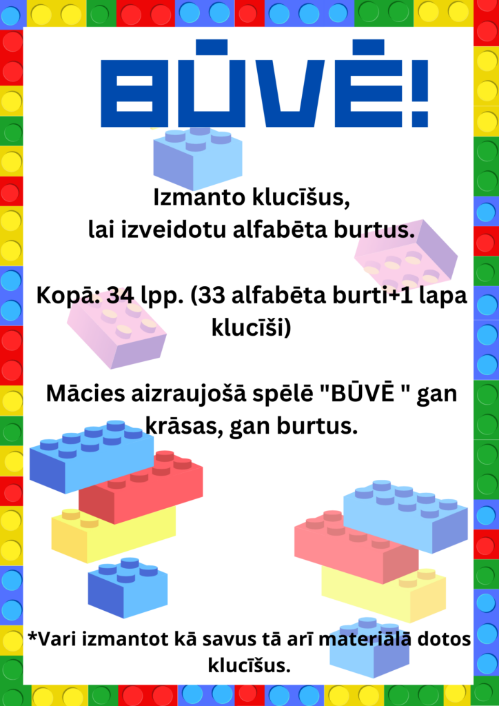 LEGO BURTI_BŪVĒ - Mācību materiāli