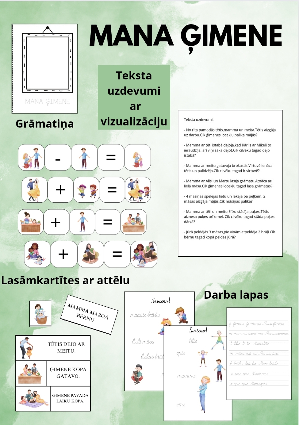 Mana gimene 3.posms - Mācību materiāli