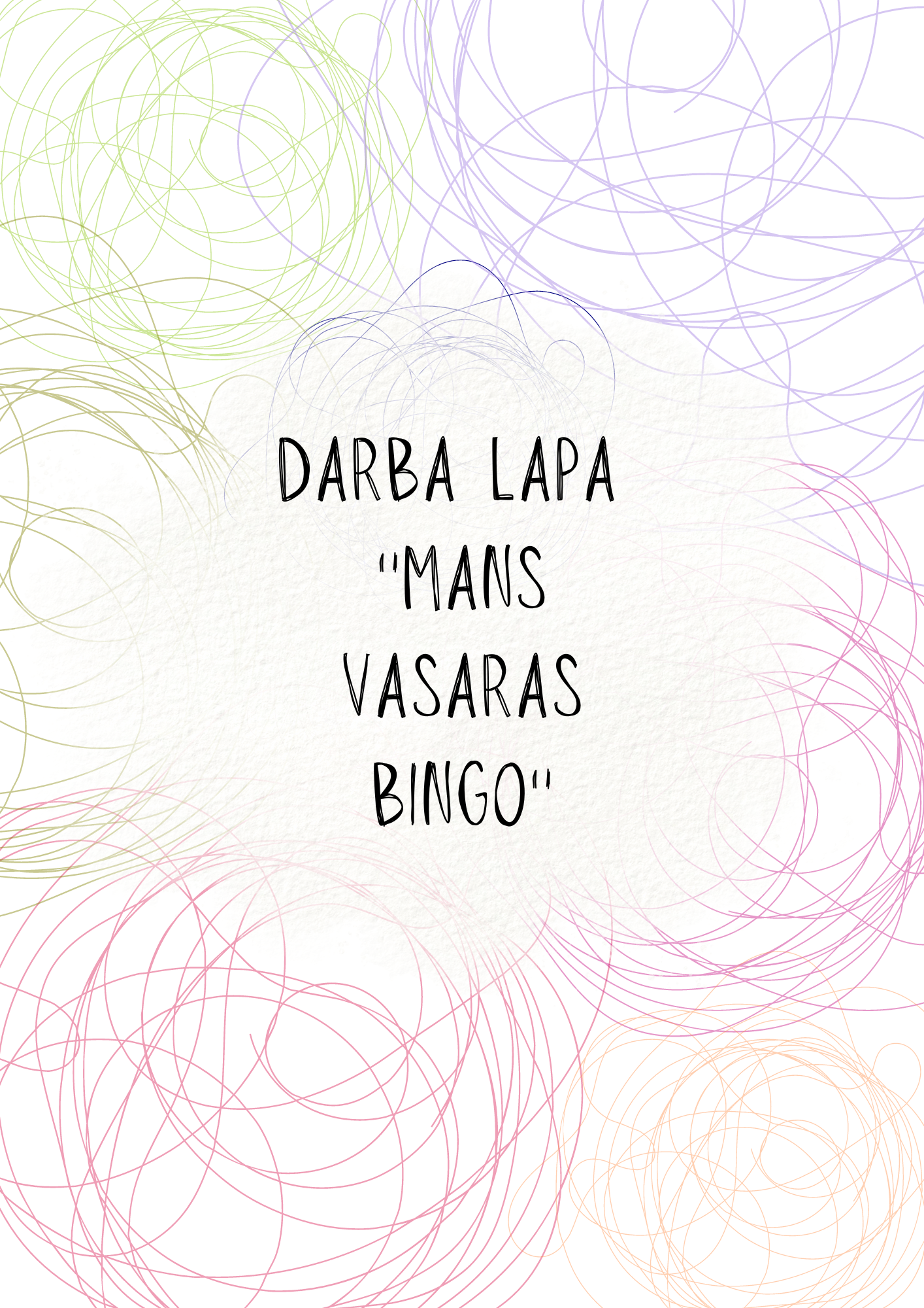 MANS VASARAS BINGO - Mācību materiāli