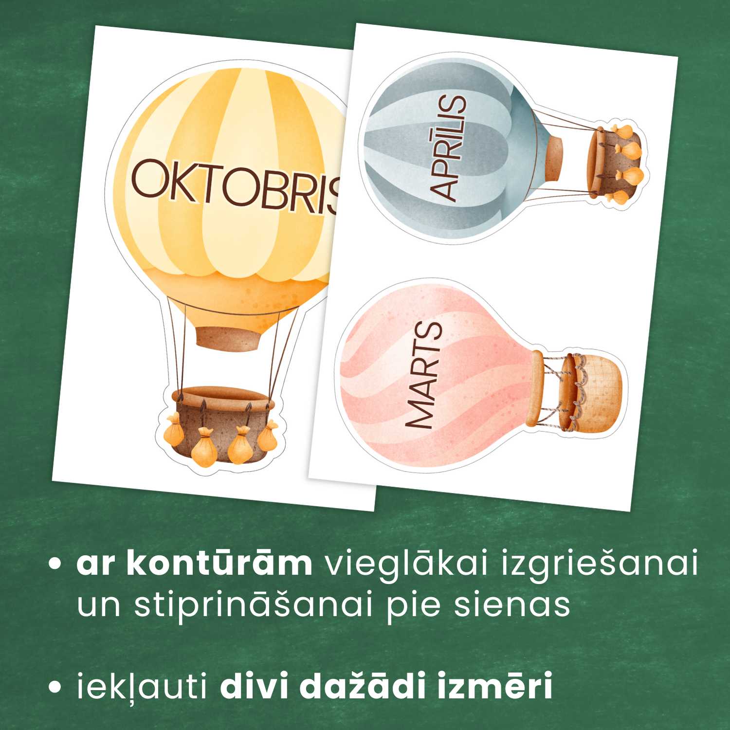 Dzimšanas dienas - gaisa baloni - Mācību materiāli