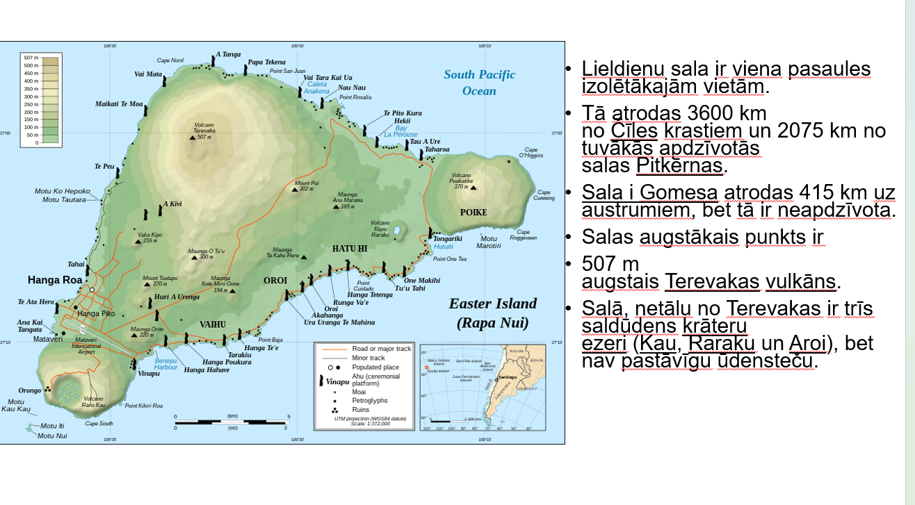 Lieldienu sala - noslēpumainā akmens statuju zeme - Mācību materiāli