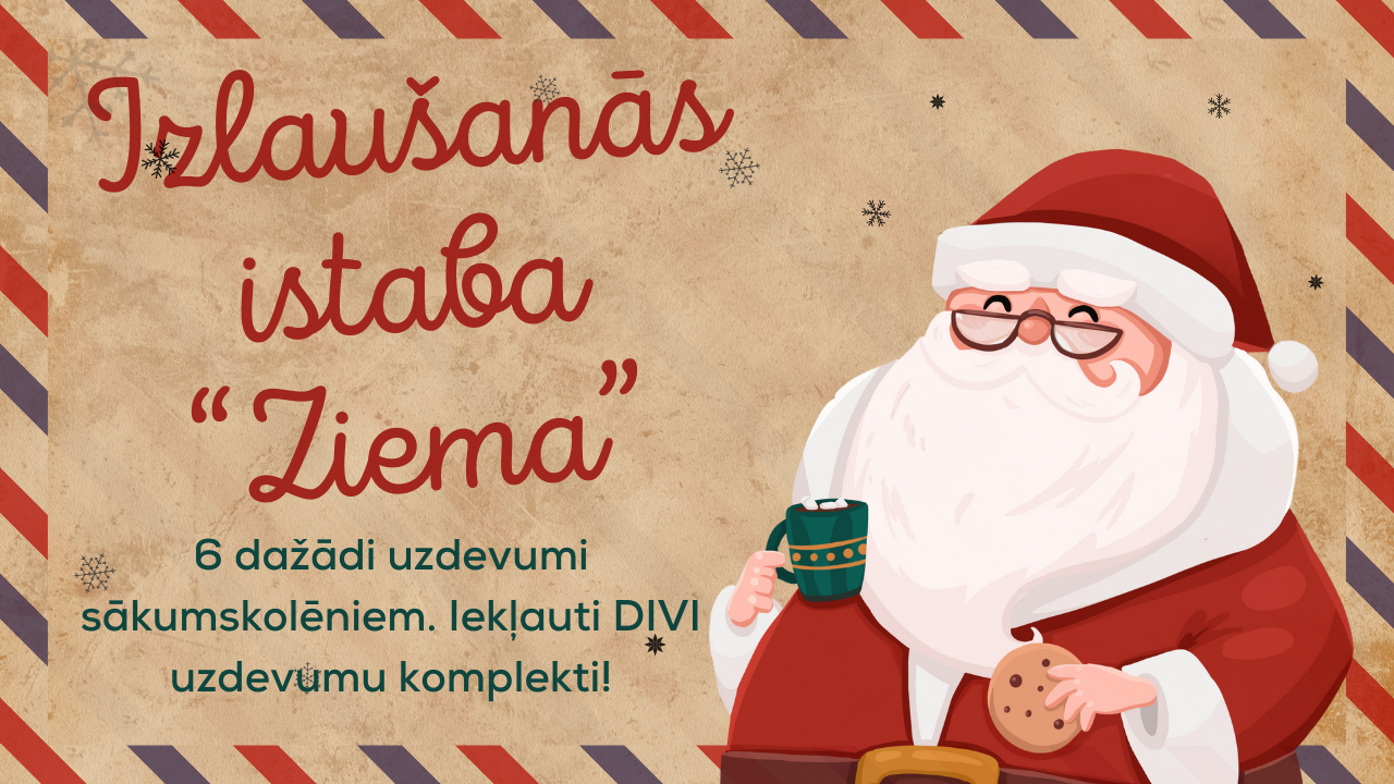 Izlaušanās istaba "Ziema": misiju komplekts - Mācību materiāli