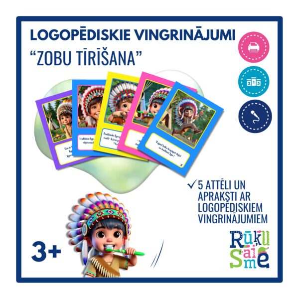 Runas vingrinājumi "TĪRĀM ZOBUS" - burti I, Ī, logopēdija - Mācību ...