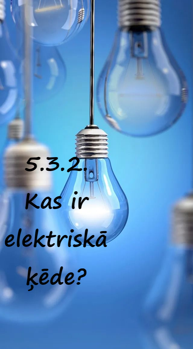 5.3.2. Kas ir elektriskā ķēde? Tests - Mācību materiāli