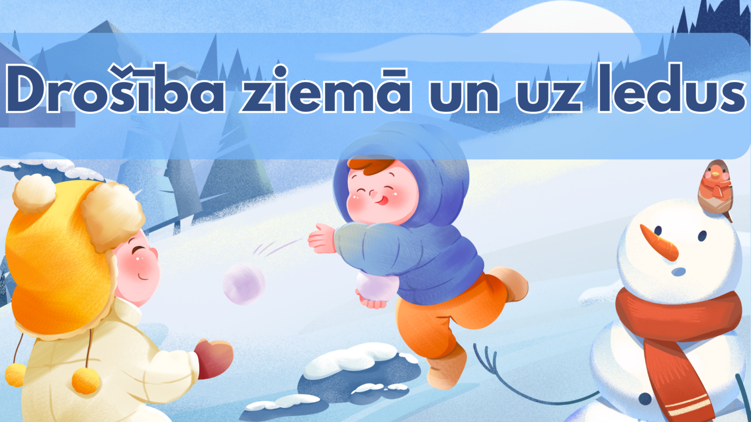 Drošība ziemā un uz ledus - Mācību materiāli