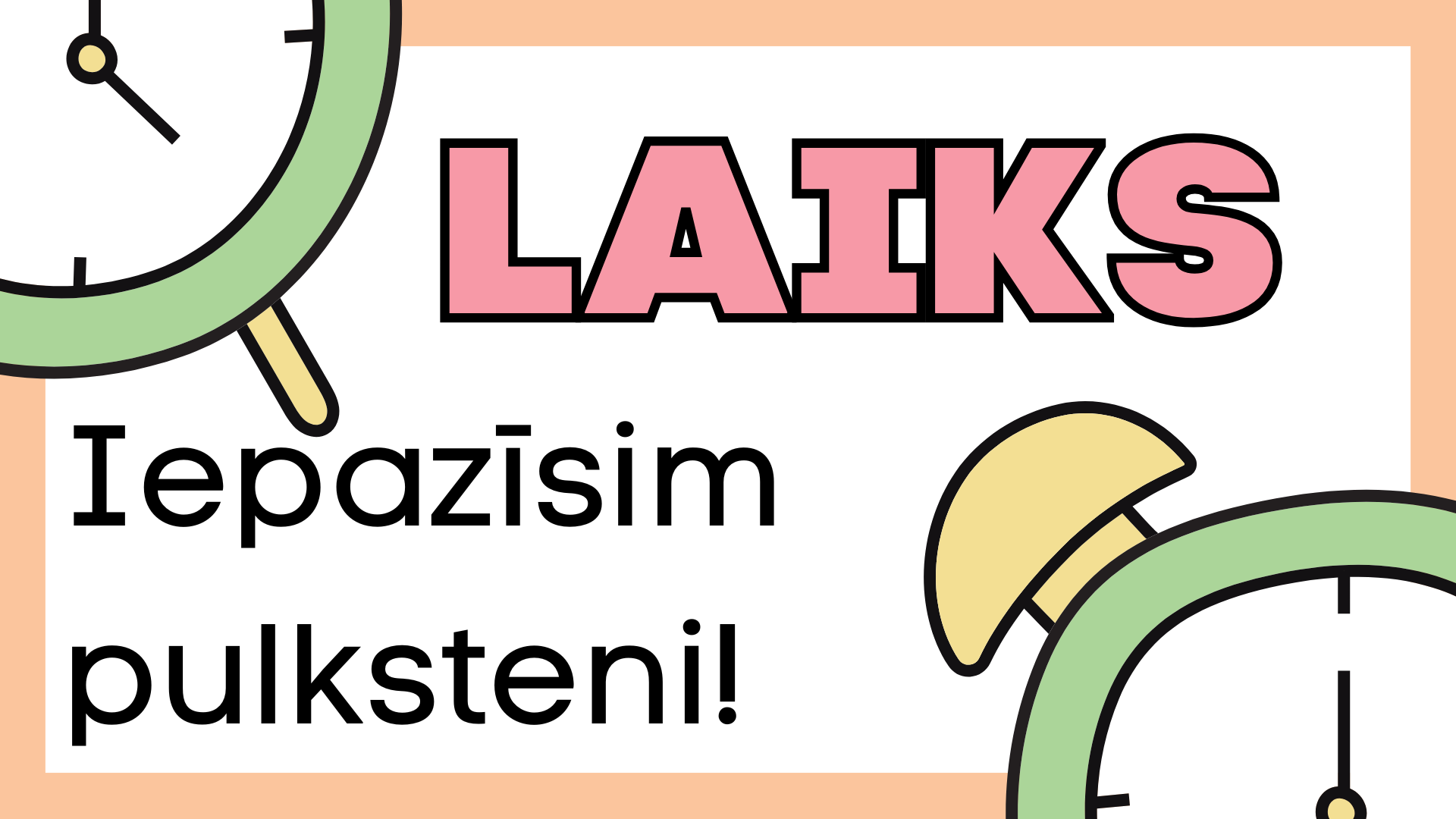 "Mācāmies pulksteni!": prezentācija un darba lapas - Mācību materiāli