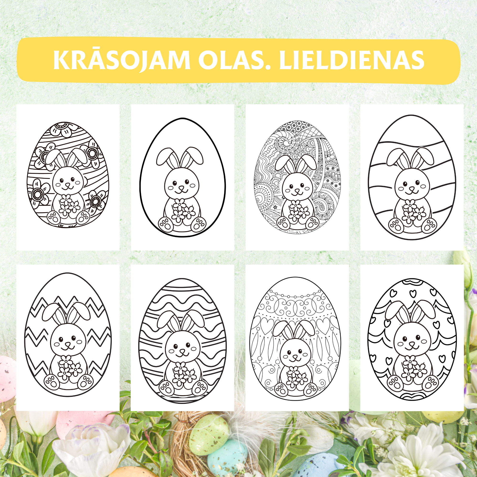 Krāsojam olas. Lieldienas. - Mācību materiāli