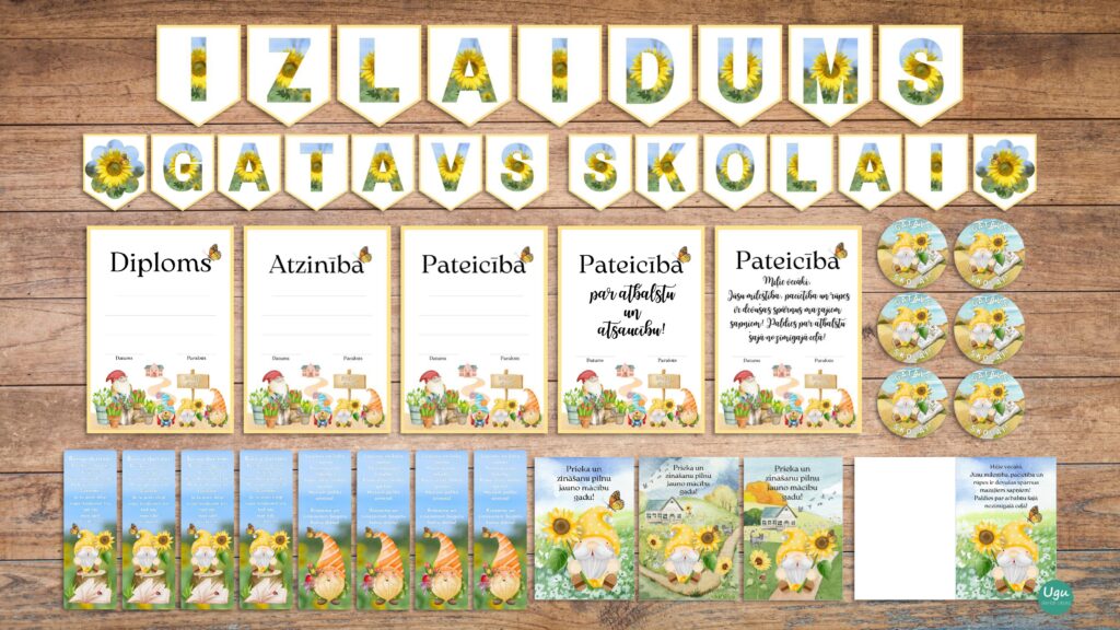 IZLAIDUMA KOMPLEKTS PIRMSSKOLAI "RŪĶI" - Mācību materiāli