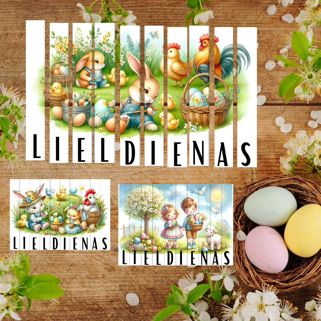 Lieldienu puzles. - Mācību materiāli