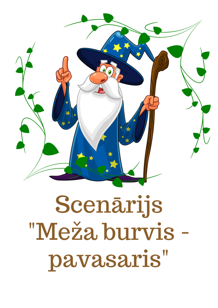 Scenārijs "Meža burvis - pavasaris" 5-6 g.v. - Mācību materiāli