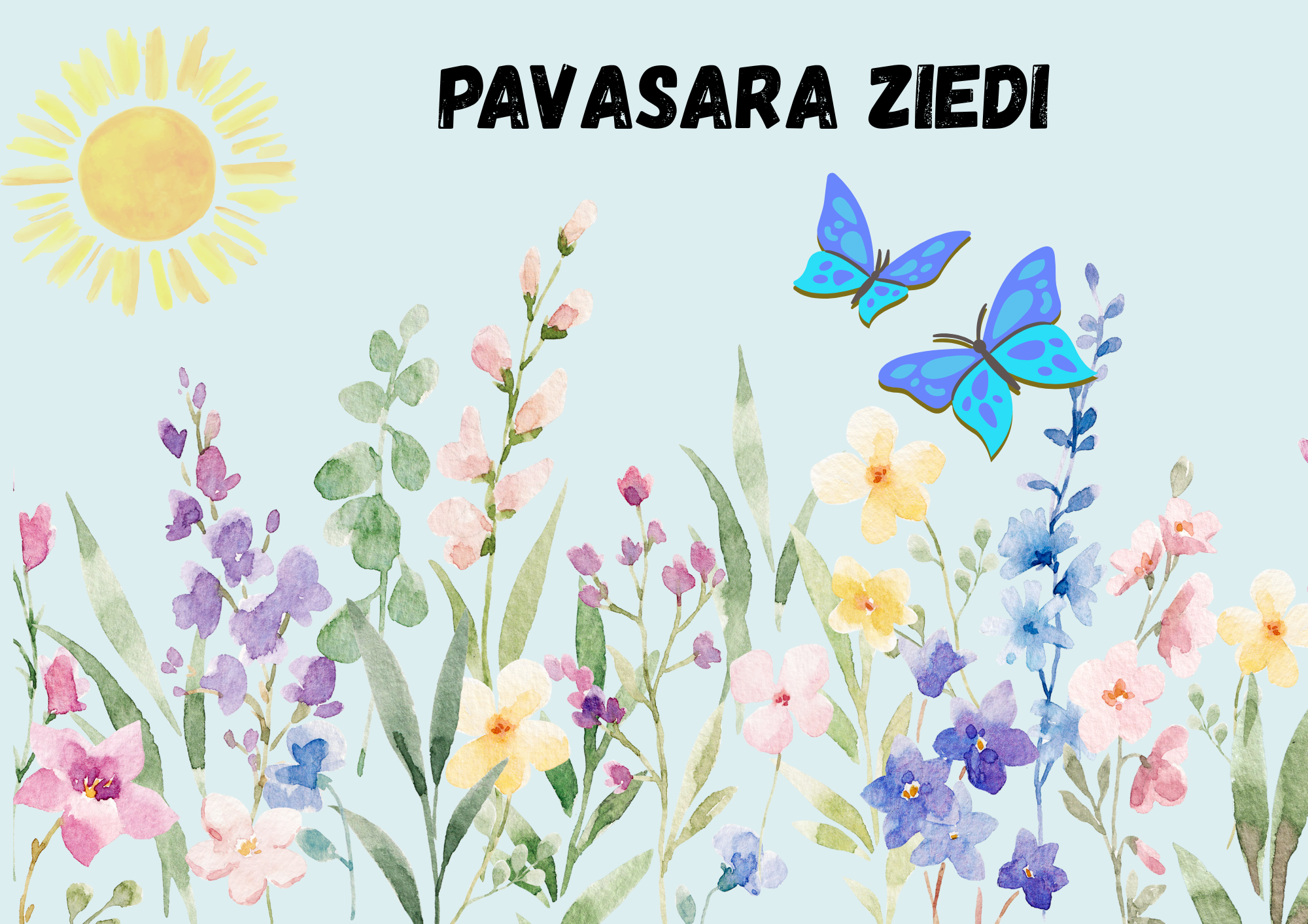 Pavasara ziedi - Mācību materiāli