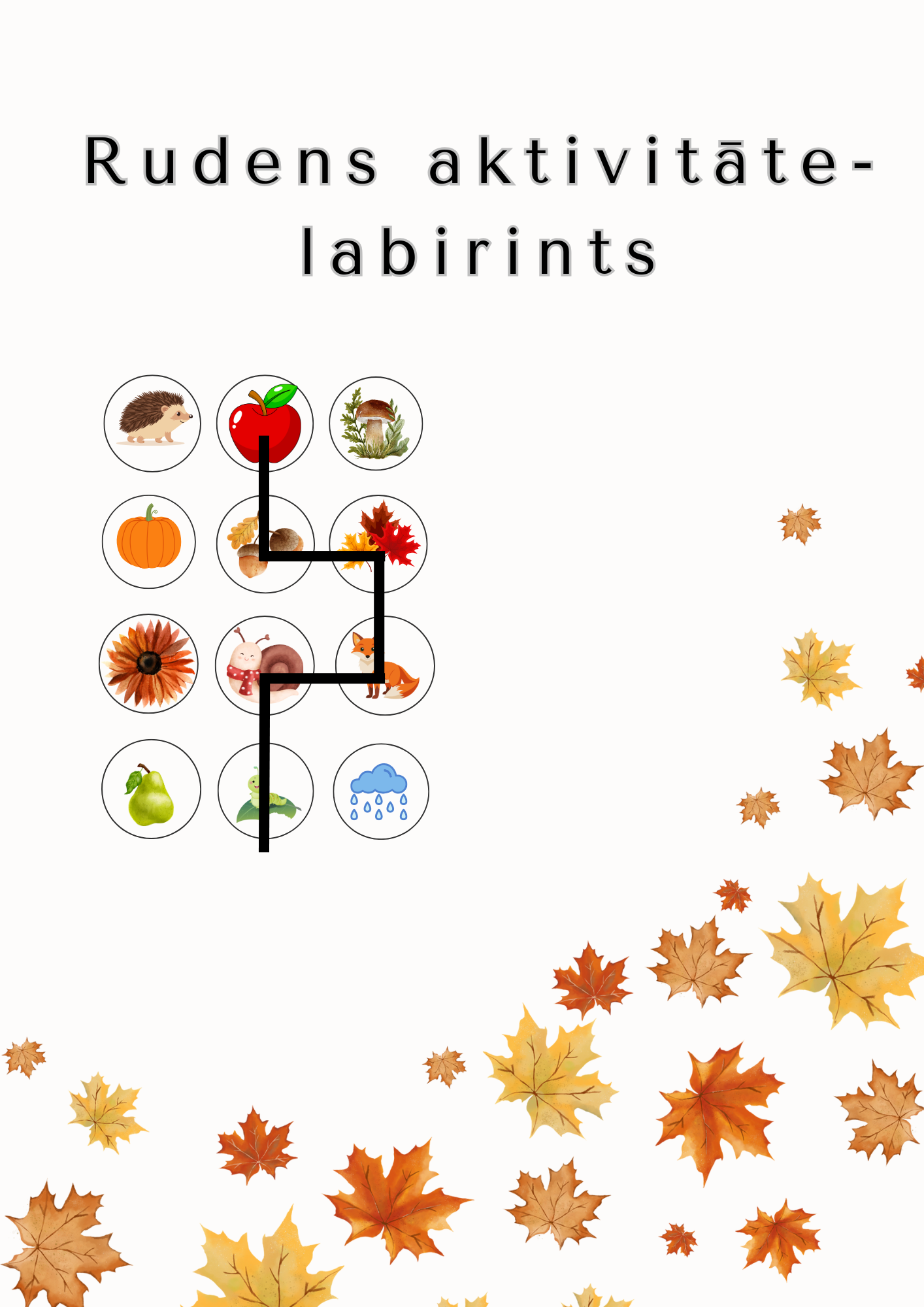 Rudens labirints - Mācību materiāli