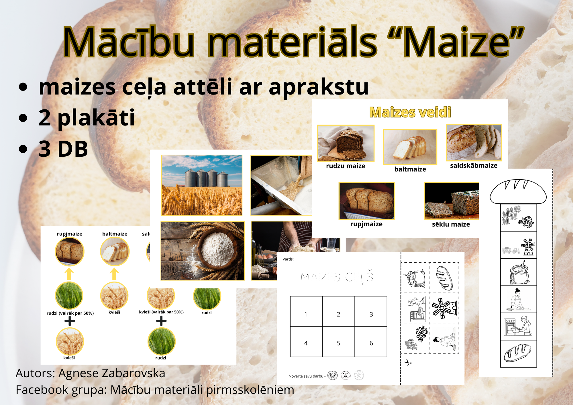 Mācību materiāls "Maize" - Mācību materiāli