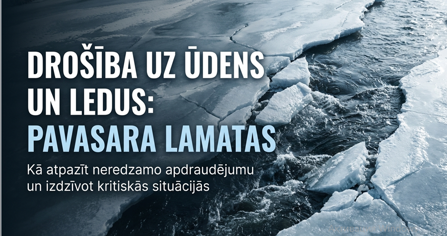 Drošība uz ūdens un ledus - Mācību materiāli